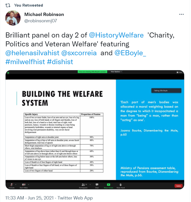 2021 Conference – Military Welfare History Network